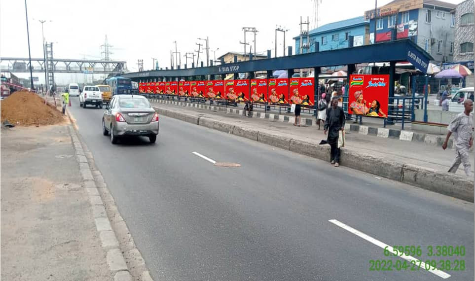 Bus Shelter Billboard At Fadeyi Bus stop Ikorodu Road, Lagos ...