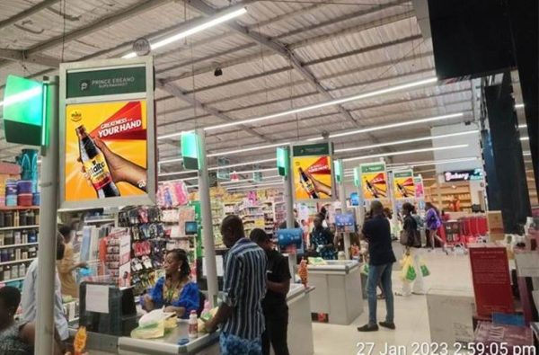 Billboard-Portrait Counter Branding Prince Ebeano Supermarket, Ikeja ...