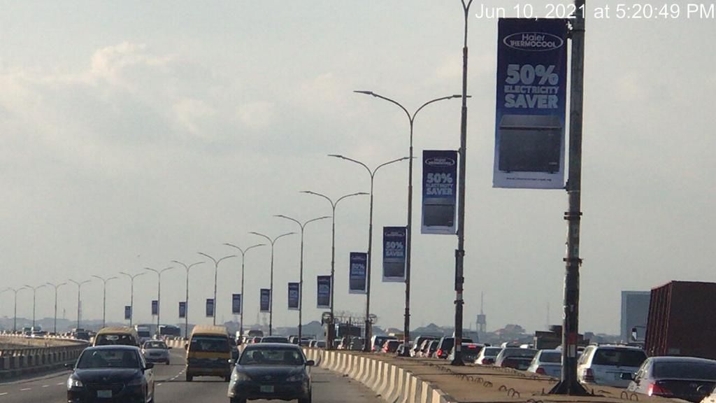 Lamppoles 3rd mainland bridge - Ebutte Meta Inwards Obalende, Lagos ...